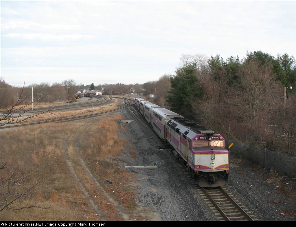MBTA 1070 to Lakeville